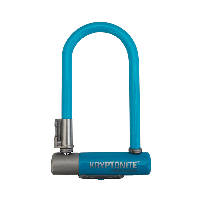 Kryptonite Krypto Series 2 Mini-7 U-Lock - 3.25 x 7" Keyed Blue Includ