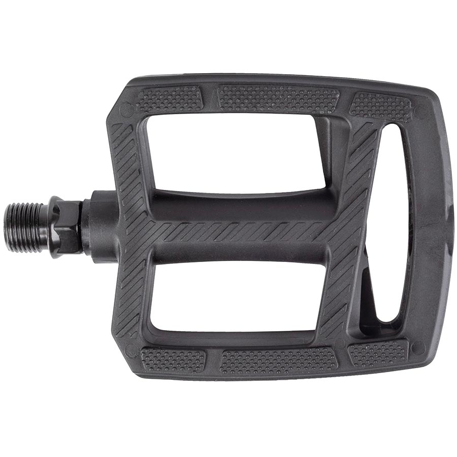 M-Wave Steady Flat 2 Pedals Body: Plastic Spindle: Boron Steel 9/16 Bl